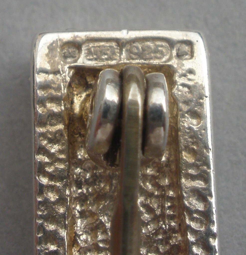 Malcolm Gray for Ortak, a silver abstract brooch, Edinburgh convention ...