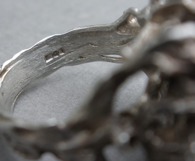 Guy Watson, iron pyrites set silver ring, London 1972SOLD – John Kelly ...