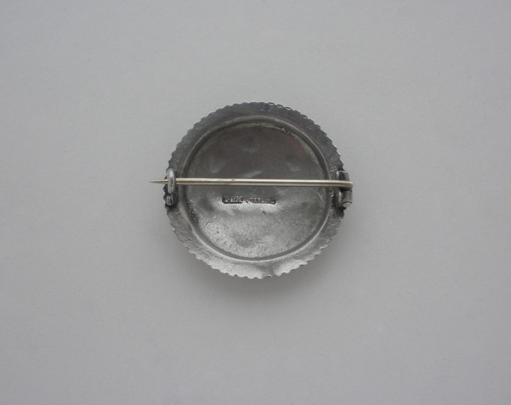 Thomas Lyster Mott, enamel and silver brooch, Birmingham, circa 1920 ...