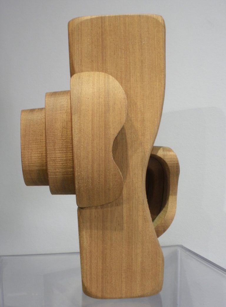 Brian Willsher, teak modernist sculpture, 1978 SOLD – John Kelly 1880+