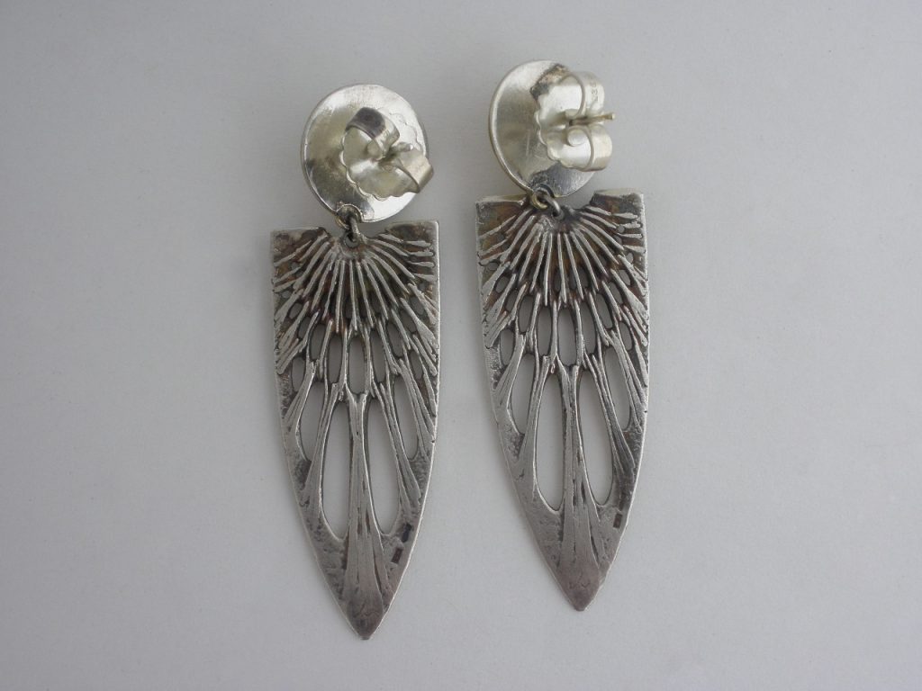 Wally Gilbert, pair of silver and silver gilt citrine set drop earrings ...