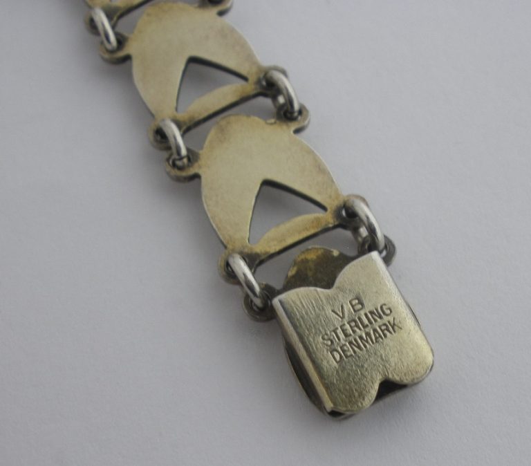 Volmer Bahner, silver gilt and enamel bracelet, Denmark, circa 1960 ...