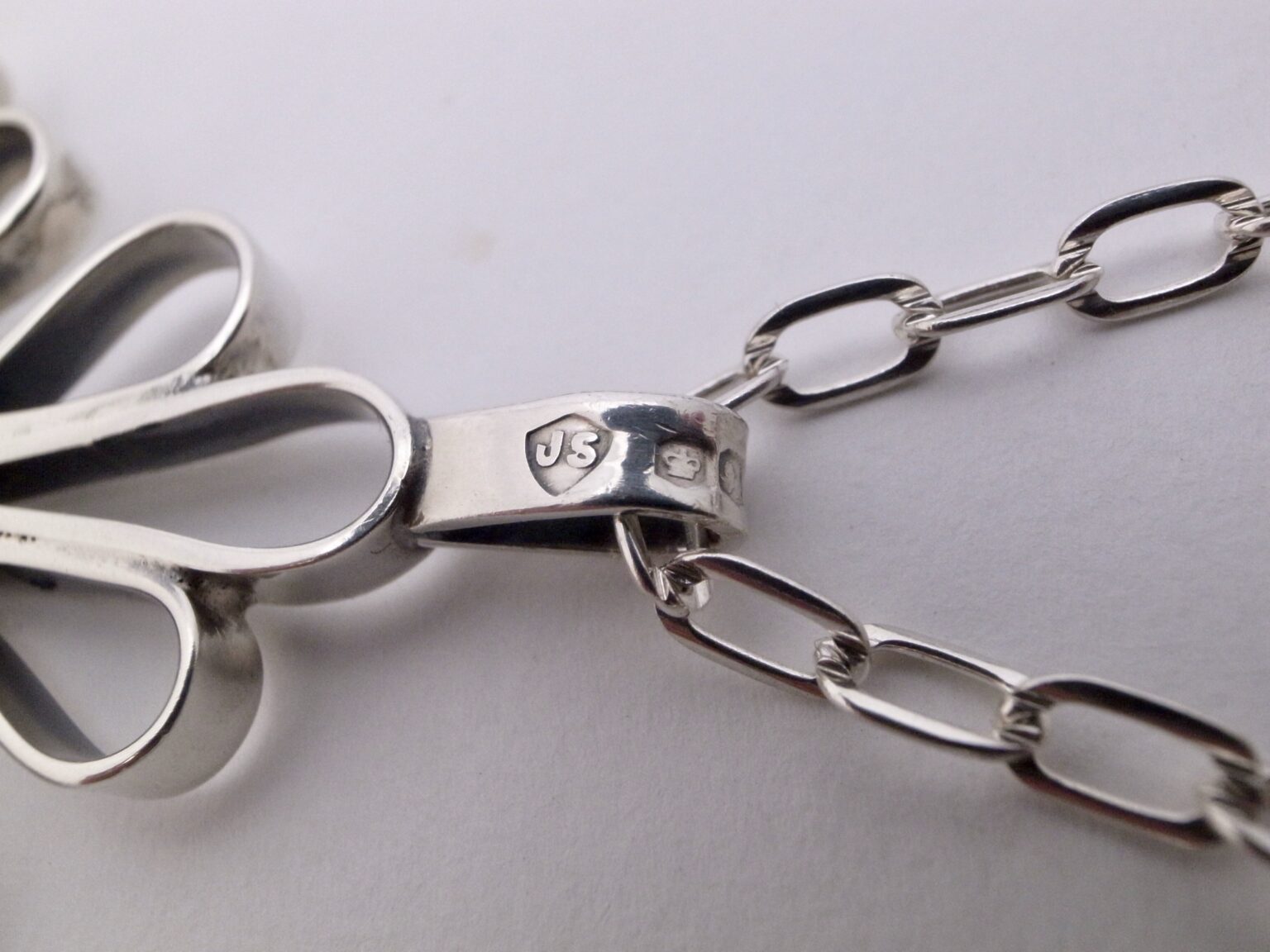 Jack Spencer, large silver cross pendant on chain, Sheffield 1972 (Ref ...