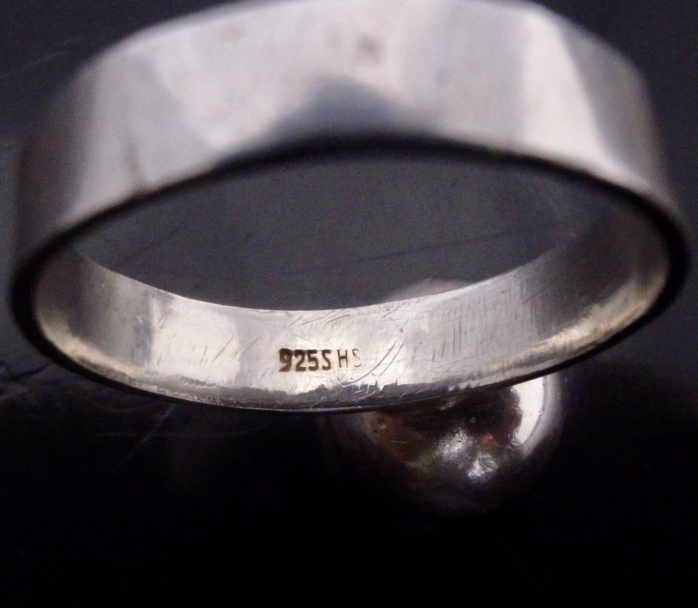 Hermann Siersbol, silver bead ring, Denmark, circa 1970 (Ref S+730 ...